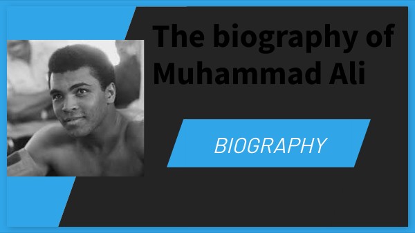 Biographie de Muhammad Ali | Genially