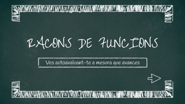 RACONS DE FUNCIONS | Genially