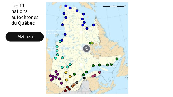 Les 11 nations autochtones du Québec