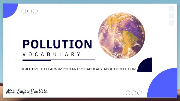 POLLUTION - ADVANCED 1