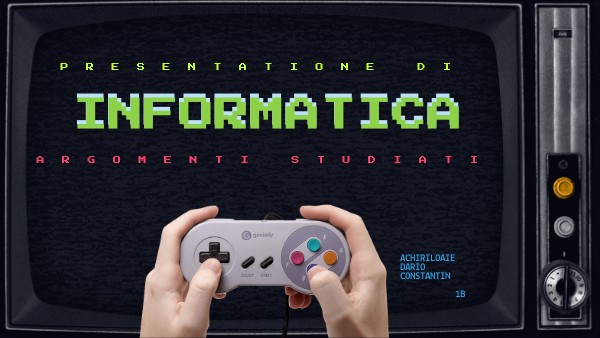 INFORMATICA PRESENTAZIONE