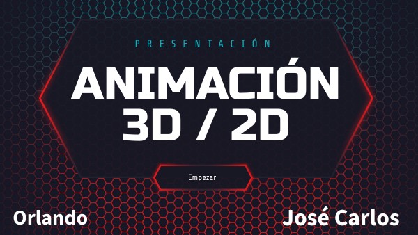 PRESENTACIÓN ANIMACIÓN 3D/2D | Genially