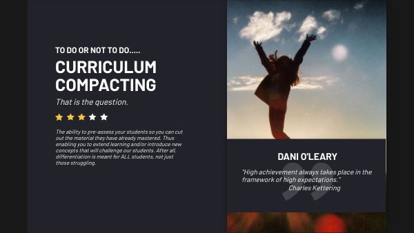 Curriculum Compacting