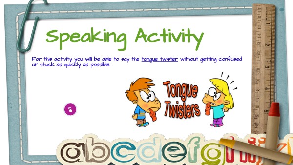 Speaking Activity