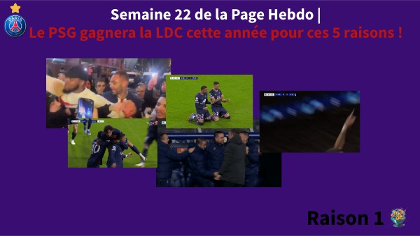 Semaine 22 | PSG | Genially