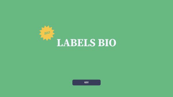 presentation labels bio