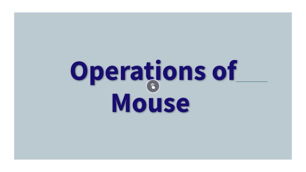 Mouse Operations