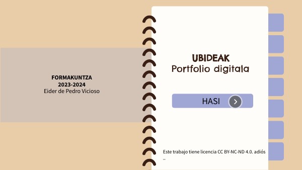 PORTFOLIOA UBIDEAK