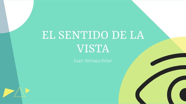 EL SENTIDO DE LA VISTA