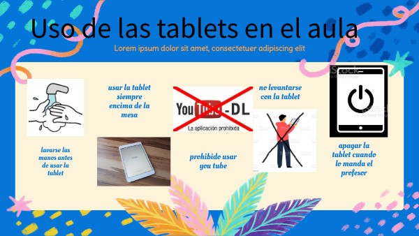 tablets uso en el aula