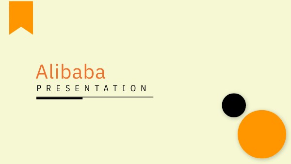 PRESENTATION Alibaba | Genially