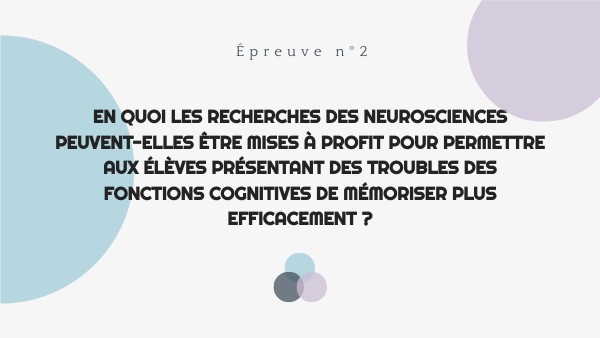 ÉPREUVE N°2 CAPPEI | Genially