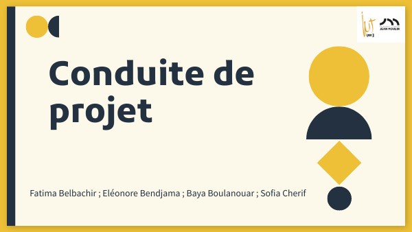 Conduite de projet | Genially