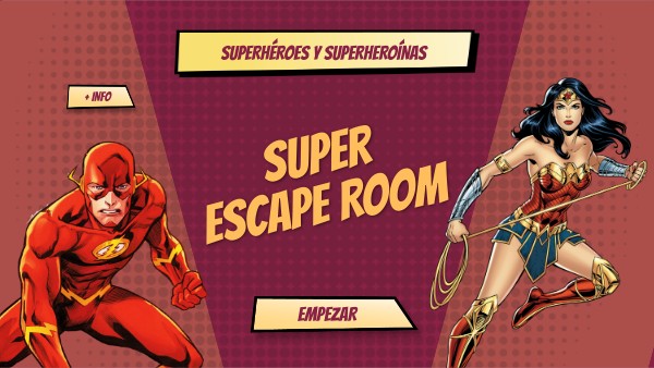 ESCAPE ROOM SUPERHÉROES Y SUPERHEROÍNAS