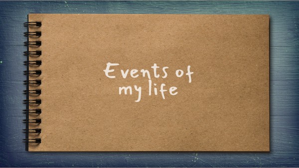 EVENTS OF MY LIFE | Genially