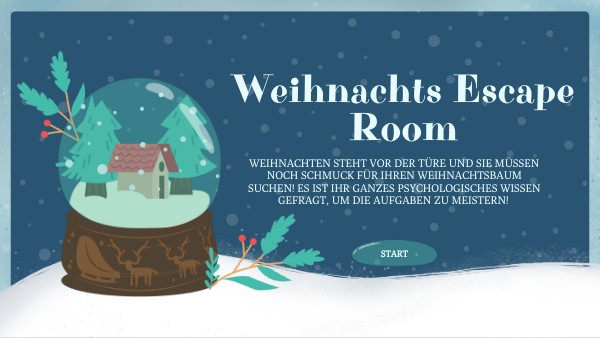 Weihnachts ESCAPE ROOM | Genially
