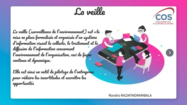 Les étapes de la stratégie de veille | Genially