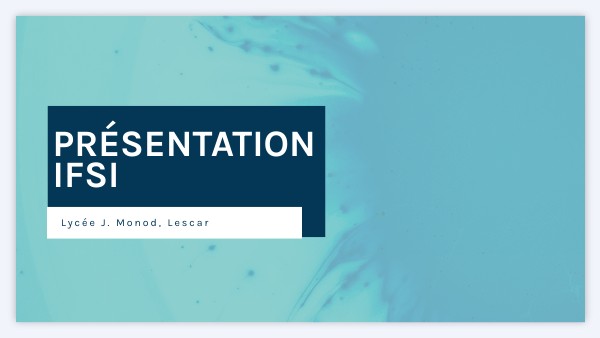 PRESENTATION IFSI LJM