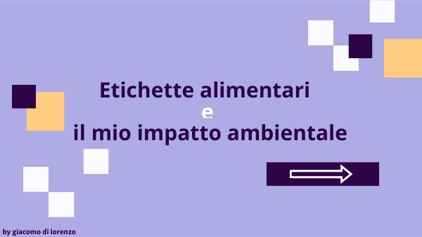 Etichette alimentari e il mio impatto ambientale