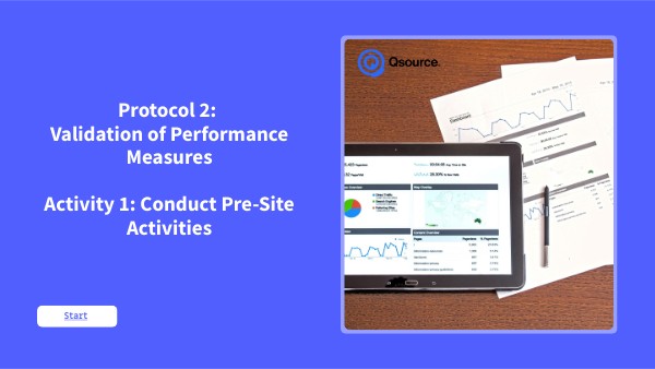Protocol 2: Validation of Performance Measures Activity 1