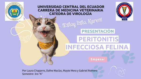 Peritonitis infecciosa felina | Genially