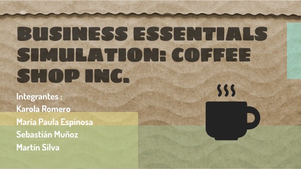 Business Essentials Simulation: Coffee Shop Inc. | Genially