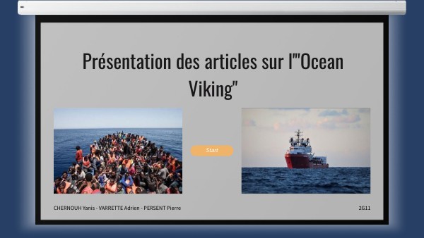 PROJECTION PRESENTATION | Genially