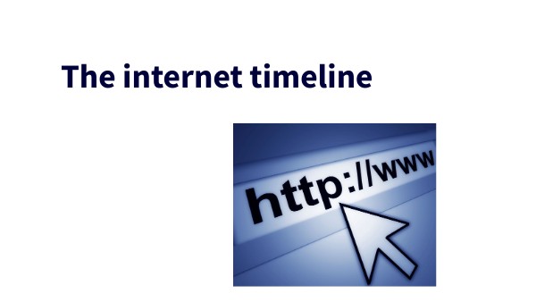 Internet timeline