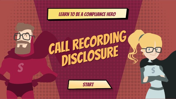 Call recording disc
