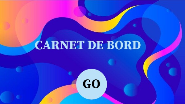 carnet de bord | Genially