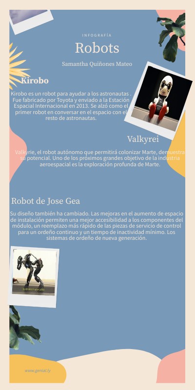 Infografía robots | Genially