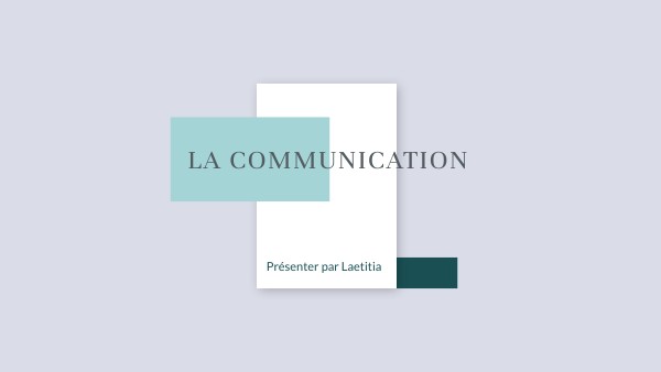 LA COMMUNICATION | Genially