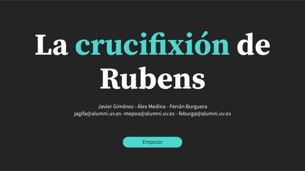 La crucifixión Rubens
