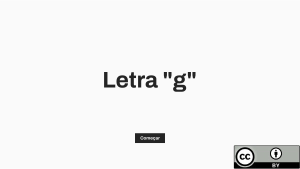 Letra "g" | Genially