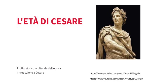 L'età di Cesare | Genially
