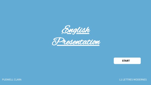 English presentation