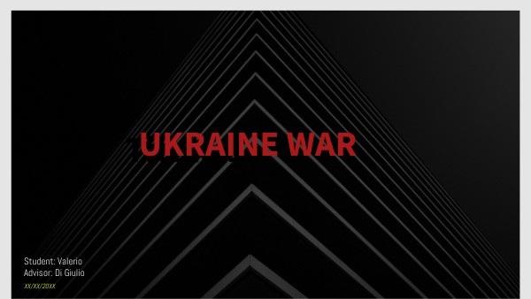 ukraine war VDG | Genially