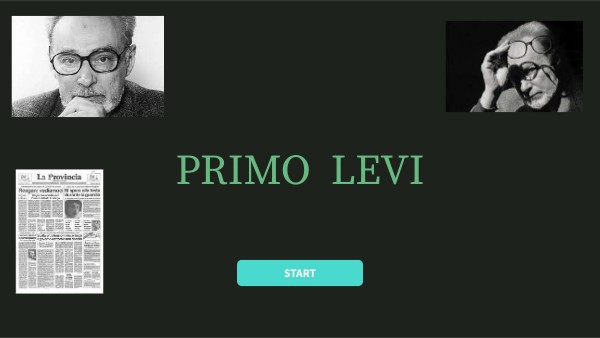 Primo Levi presentazione italiano | Genially