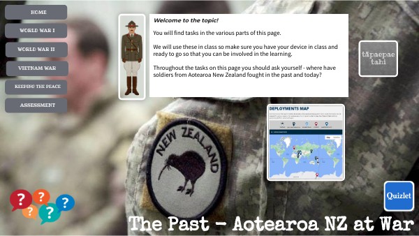The Past - Aotearoa NZ at War | Genially