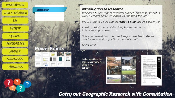 Year 13 Research Project - 13GEC