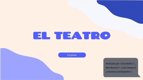 Teatro | Genially