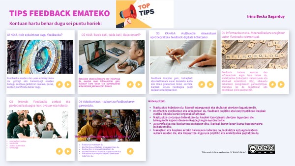 TIPS FEEDBACK EMATEKO | Genially