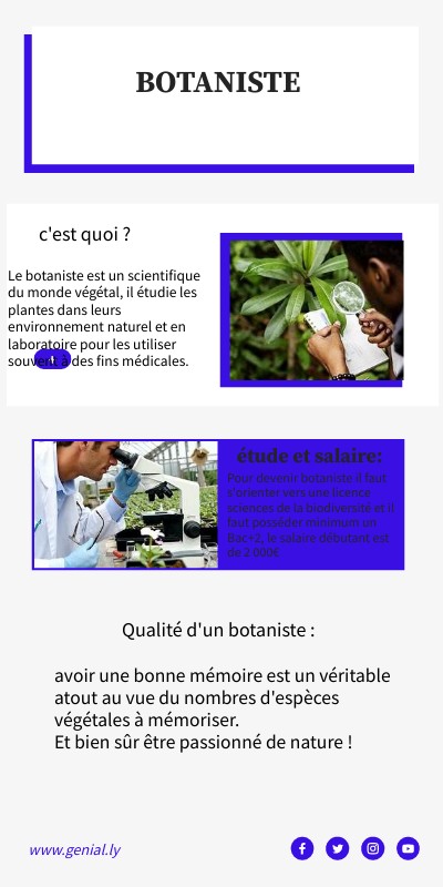 BOTANISTE
