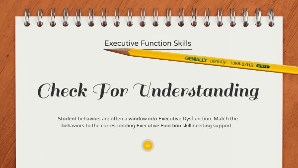 Check For Understanding | Genially