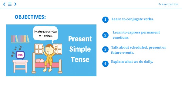 GENIAL SIMPLE PRESENT QUIZ | Genially