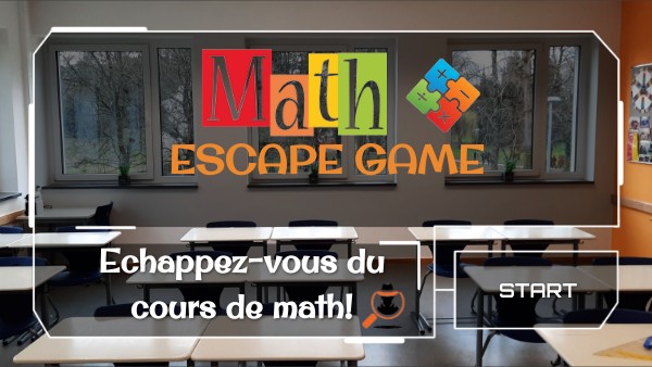Escape game classe de math