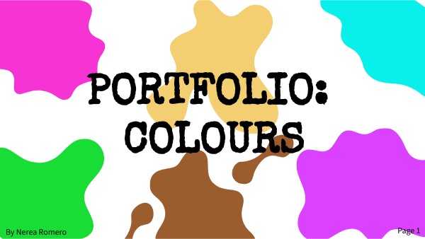 Portfolio Colours