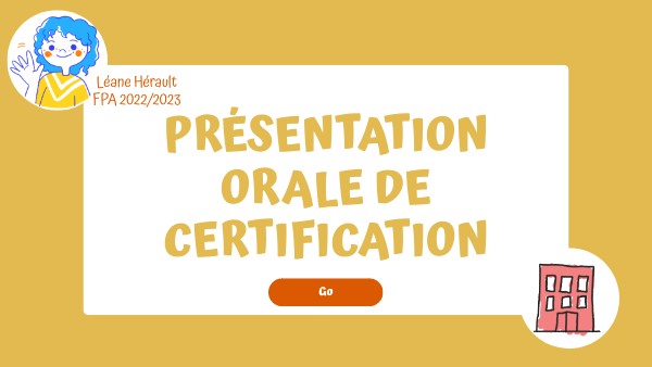 Oral certification | Genially