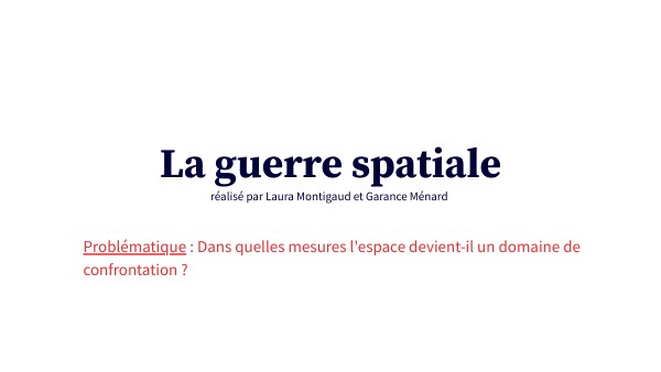 La conquête spatiale | Genially