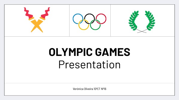 OLYMPIC GAMES PRESENTATION | Genially